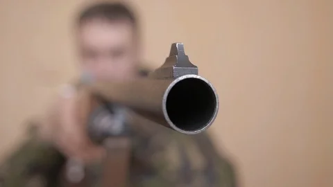 Criminal Pointing Gun Stock Video Footage | Royalty Free Criminal ...