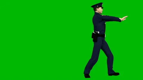 Policeman dancing rhythmic modern dance ... | Stock Video | Pond5