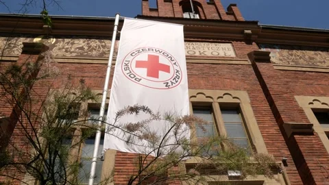 Polish Red Cross (Polski Czerwony Krzyż... | Stock Video | Pond5
