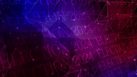 Political backdrop 2024 election results... | Stock Video | Pond5