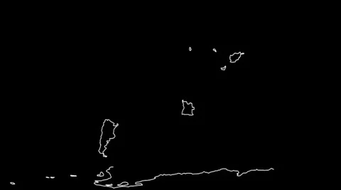 Political Map of the World, drawing and ... | Stock Video | Pond5