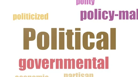 Political Tag Cloud Animated Isolated On... | Stock Video | Pond5