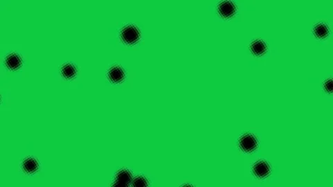 Polka dot spots on green screen backgrou... | Stock Video | Pond5