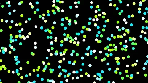 Polka dot spots on green screen backgrou... | Stock Video | Pond5