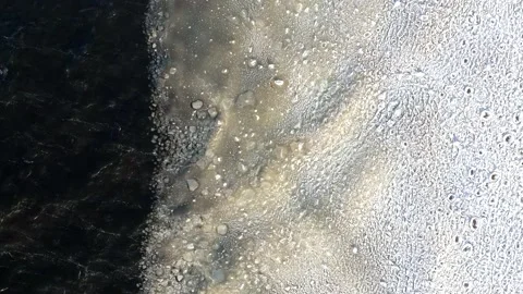 Polluted sea water in 4K | Stock Video | Pond5