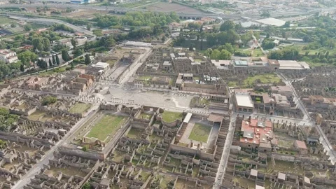 Pompeii, Italy. Pompeii is a large ancie... | Stock Video | Pond5