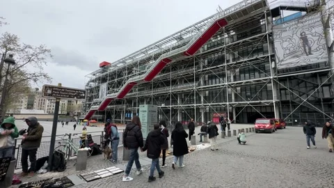 Centre Pompidou Stock Videos – Royalty-Free HD & 4K Videos