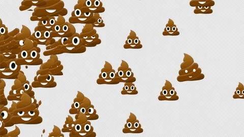 Poop Animated Emoji Pack with Overlays, ... | Stock Video | Pond5