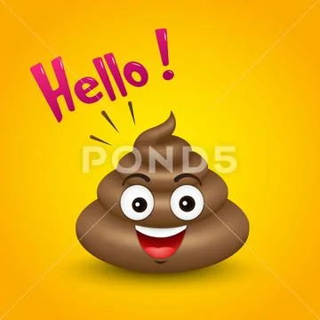 Poop logo, icon, emoji, vector illustration. Illustration #73591548