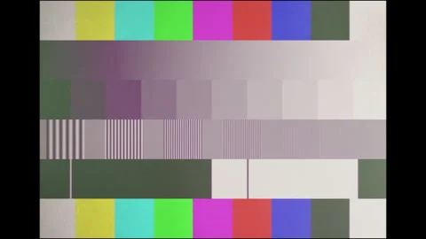 Tv Test Pattern Stock Videos – Royalty-Free HD & 4K Videos