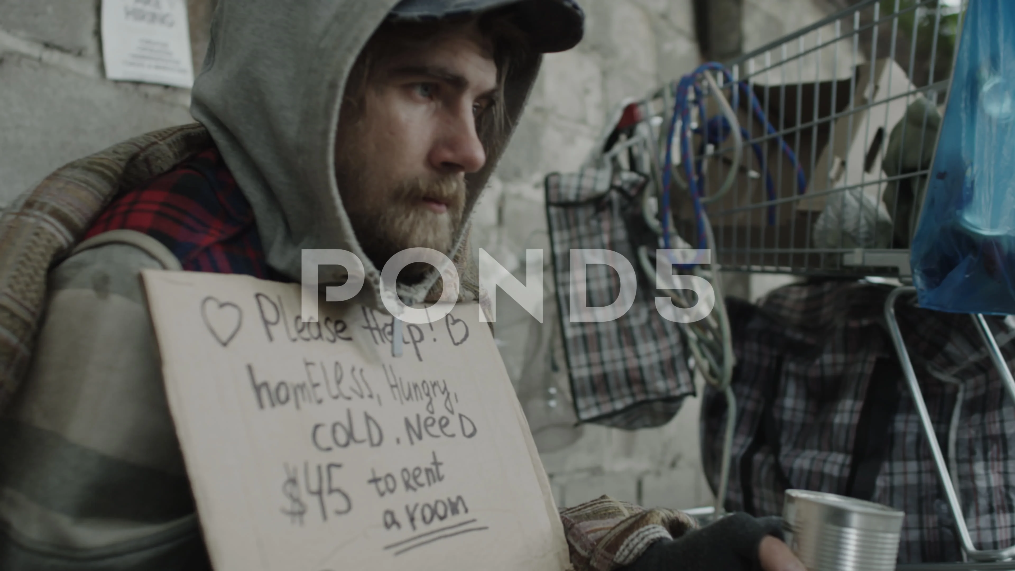 Poor Man Begging For Money