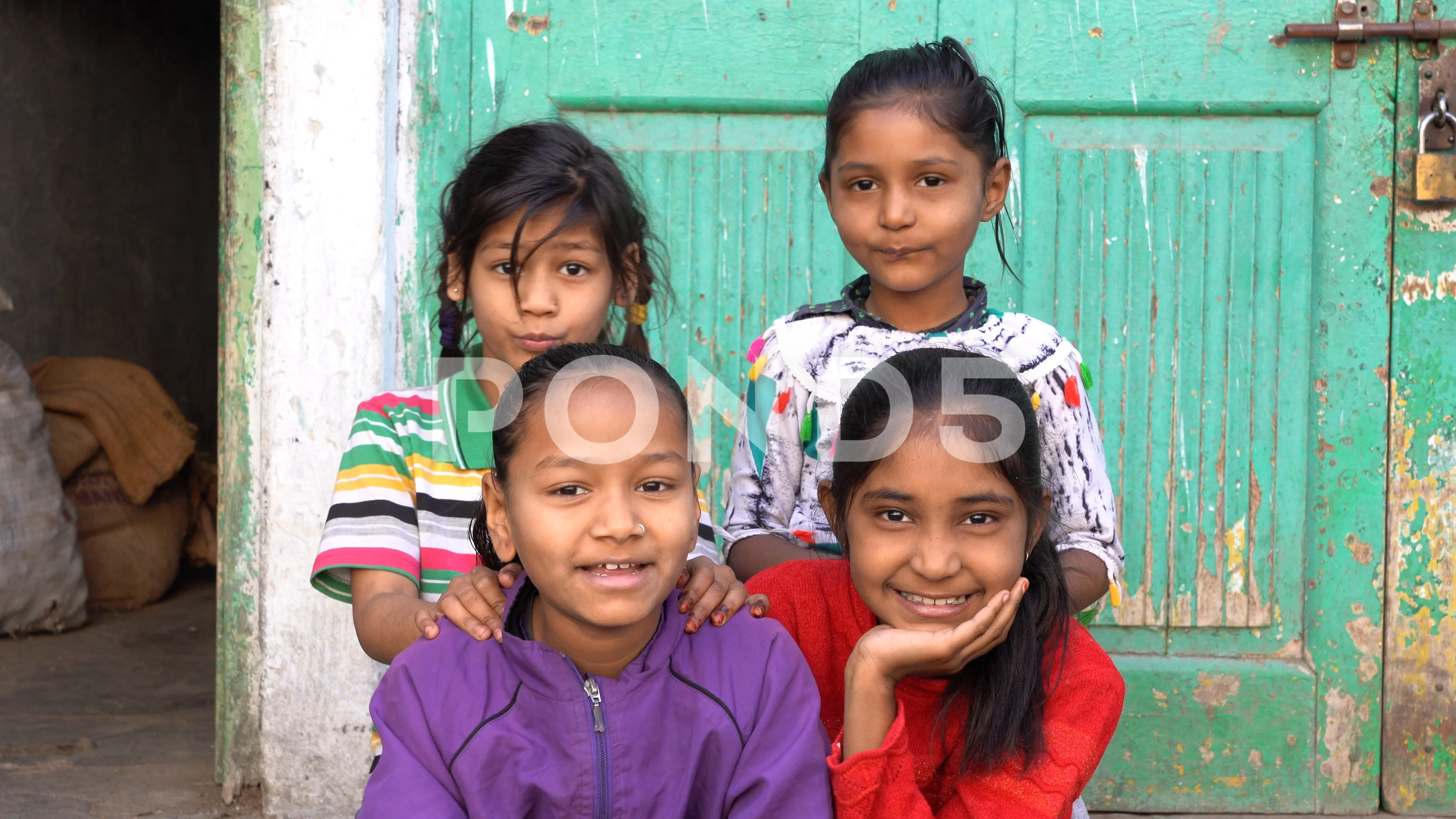 Happy Poor Indian People