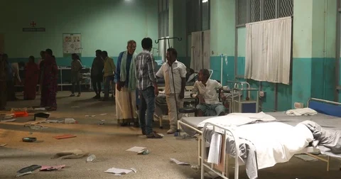 Poor People in Hospital | Stock Video | Pond5