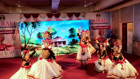 Girls Kerala Dance Stock Video Footage | Royalty Free Girls Kerala ...