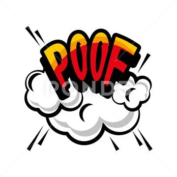 Pop art poof explosion bubble detailed style icon vector design ~ Clip ...