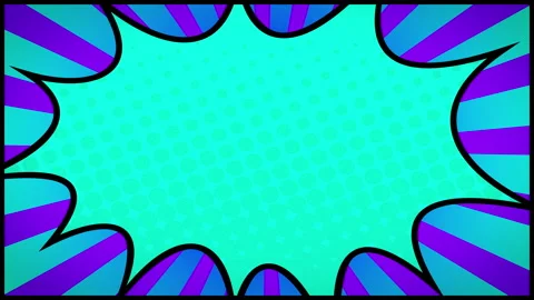 Pop art Vintage Comic book Vignette Cart... | Stock Video | Pond5