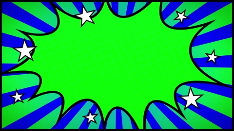 Pop art Vintage Comic book Vignette Cart... | Stock Video | Pond5