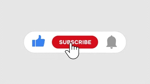 Pop up button animation of Subscribe, Li... | Stock Video | Pond5