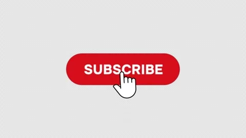 Pop up button animation of Subscribe, tr... | Stock Video | Pond5