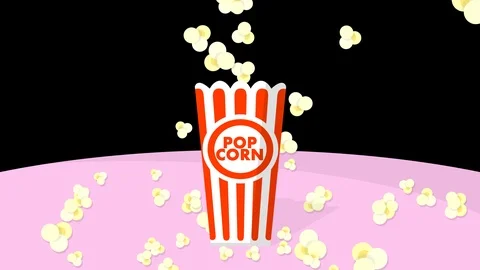 Popping Popcorn Animated Gif