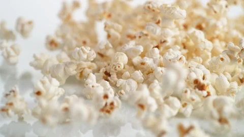 Popcorn Falling Stock Footage ~ Royalty Free Stock Videos | Pond5