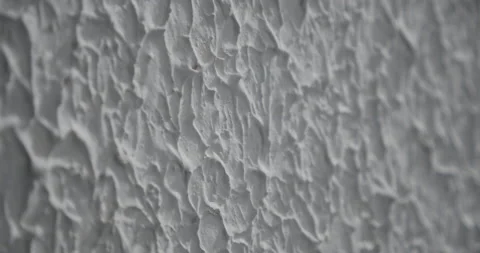 Popcorn wall texture details 4K sliding ... | Stock Video | Pond5