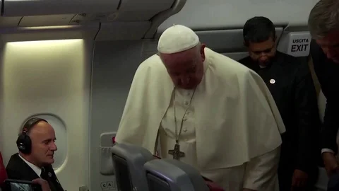 Pope says that with frailty and age, he ... | Stock Video | Pond5