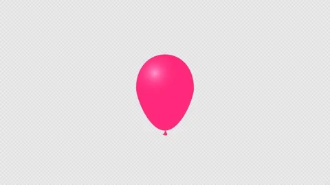 Popping Pink Balloon With Confetti On Tr... | Stock Video | Pond5