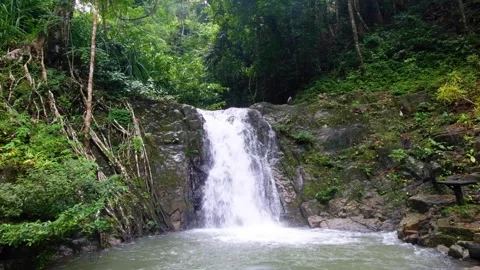Popular Bulalacao Waterfalls with fast f... | Stock Video | Pond5