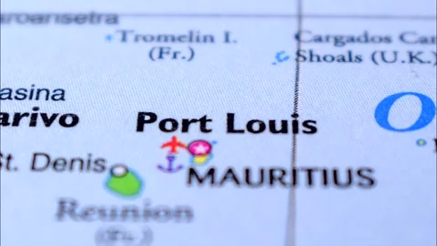 Port Luis Country - Geographic Area On T... | Stock Video | Pond5