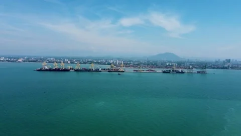 Port of Penang is a deepwater seaport wi... | Stock Video | Pond5