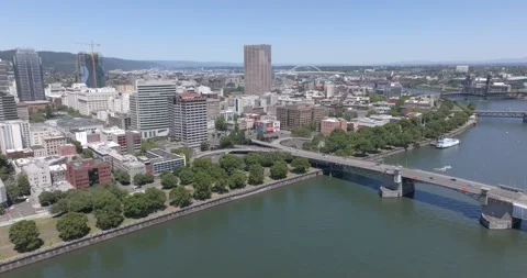 Portland Oregon Drone Stock Footage ~ Royalty Free Stock Videos | Pond5