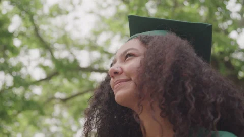 Portrait of an Accomplished College Grad... | Stock Video | Pond5