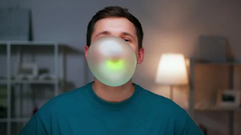 Man Chewing Gum Stock Videos – Royalty-Free HD & 4K Videos