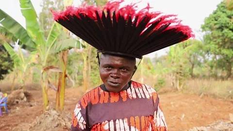 Portrait of an African man dressed in tr... | Stock Video | Pond5