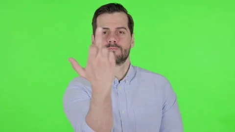 Portrait of Angry Man Showing a Middle F... | Stock Video | Pond5