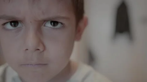 Child Boy Angry Stock Footage ~ Royalty Free Stock Videos | Pond5