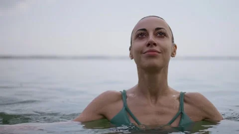 Woman Emerging From Water Stock Videos – Royalty-Free HD & 4K Videos