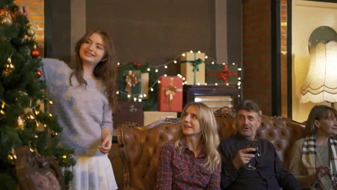 Portrait of a caucasian family, woman, f... | Stock Video | Pond5