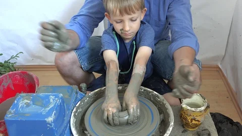 Portrait of child and parent hands model... | Stock Video | Pond5