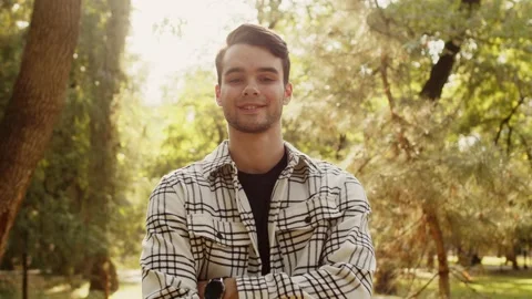 Portrait of a confident and charming you... | Stock Video | Pond5