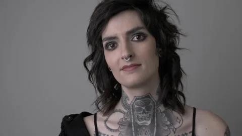 Portrait of determined young transgender... | Stock Video | Pond5