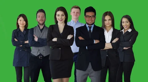 portrait of diverse group of business pe... | Stock Video | Pond5