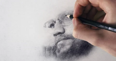 How To Draw Malcolm X