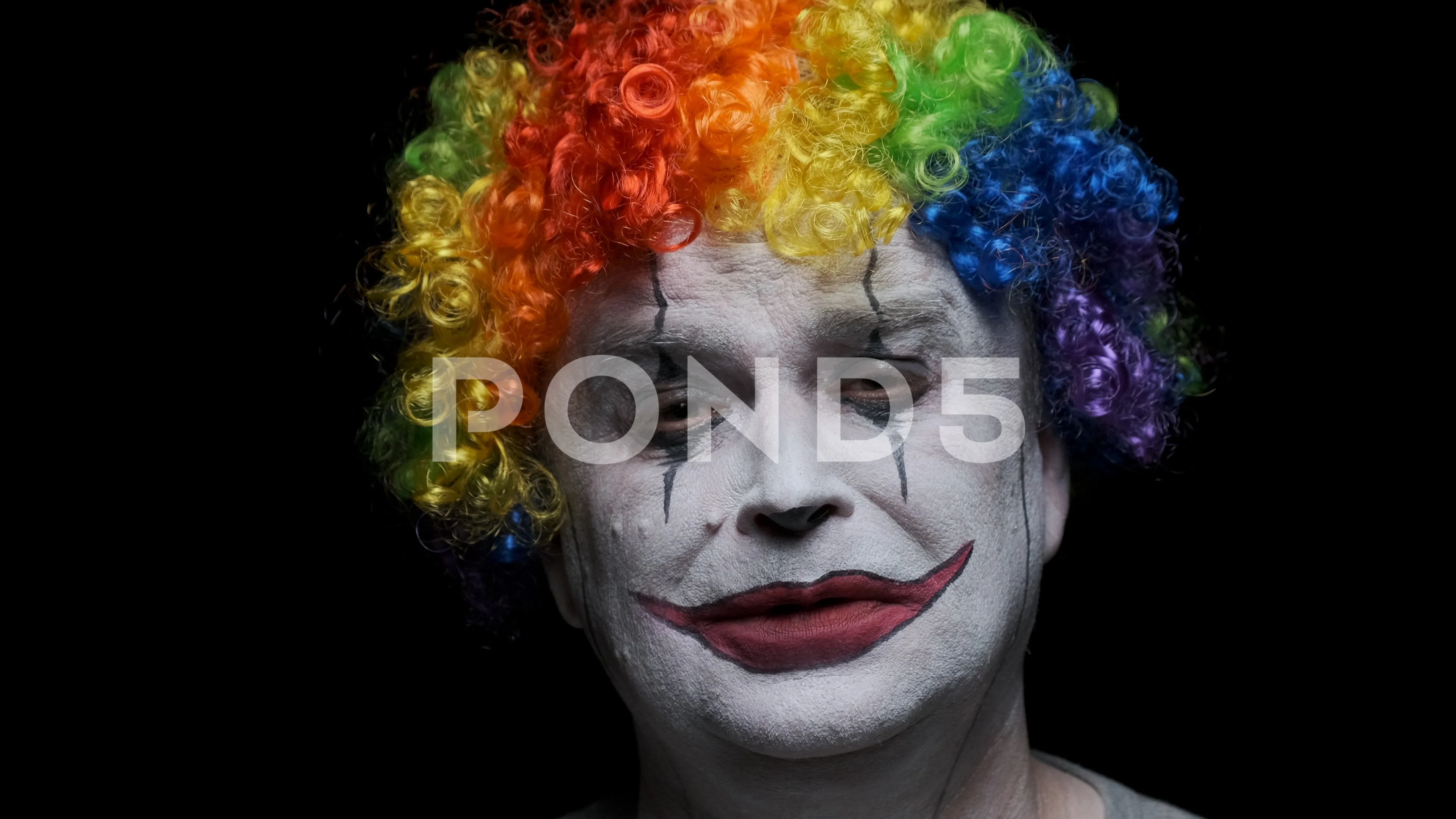 Evil Clown Portrait