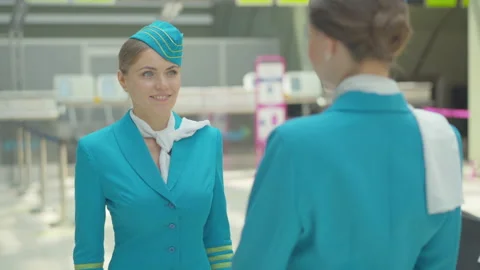 Saying Goodbye In Airport Stock Footage ~ Royalty Free Stock Videos | Pond5