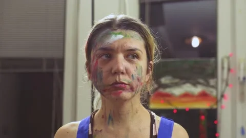 4 Girls Fingerpaint Stock Video Footage | Royalty Free 4 Girls ...