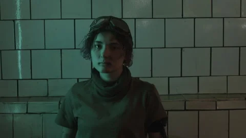 Portrait of Girl with Dirt on Face in Bu... | Stock Video | Pond5