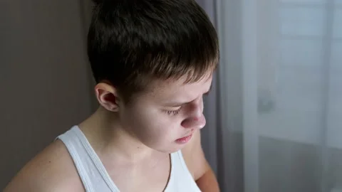 Portrait of a Guilty, Talking Child, Loo... | Stock Video | Pond5