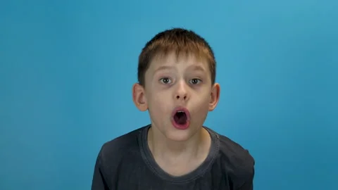 portrait of a handsome caucasian boy 9 y... | Stock Video | Pond5